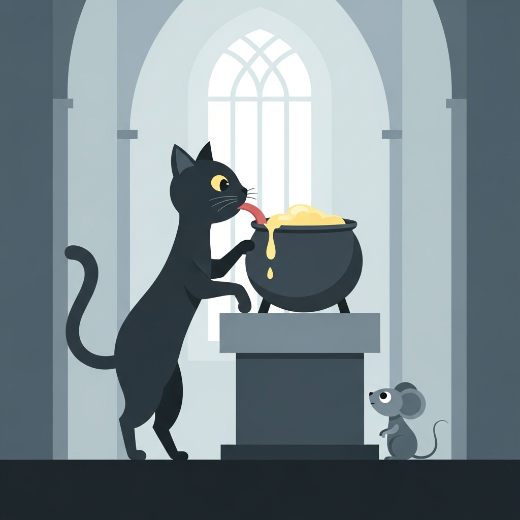 Cat and Mouse in Partnership by Brothers Grimm - Stories for children ...