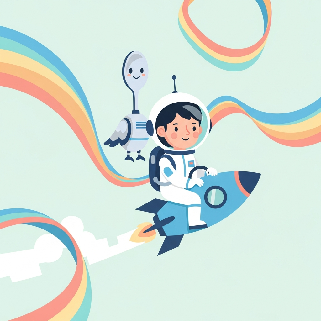 El Día del Cohete Azul por Boky Stories - Cuentos para niños - Boky